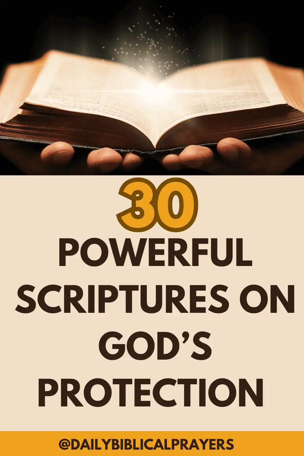30 Powerful Scriptures For God's Protection - daily biblical prayers