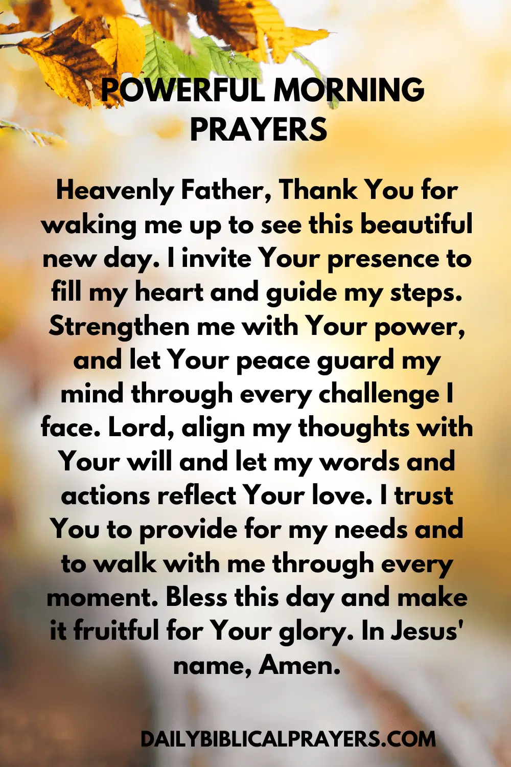 Short Powerful Morning Prayers for Peace, Strength And a Calm Start ...