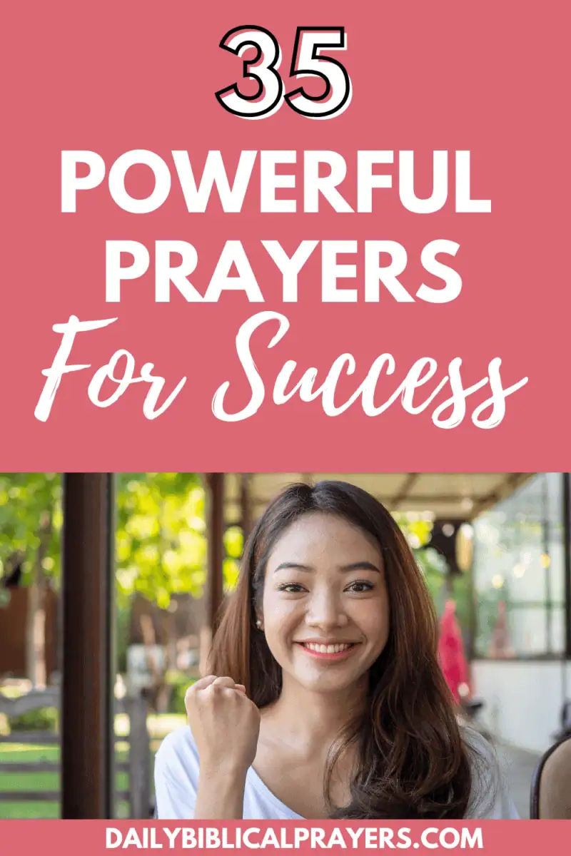 Prayer For Success: 35 Powerful Prayers To Win in Life - daily biblical ...