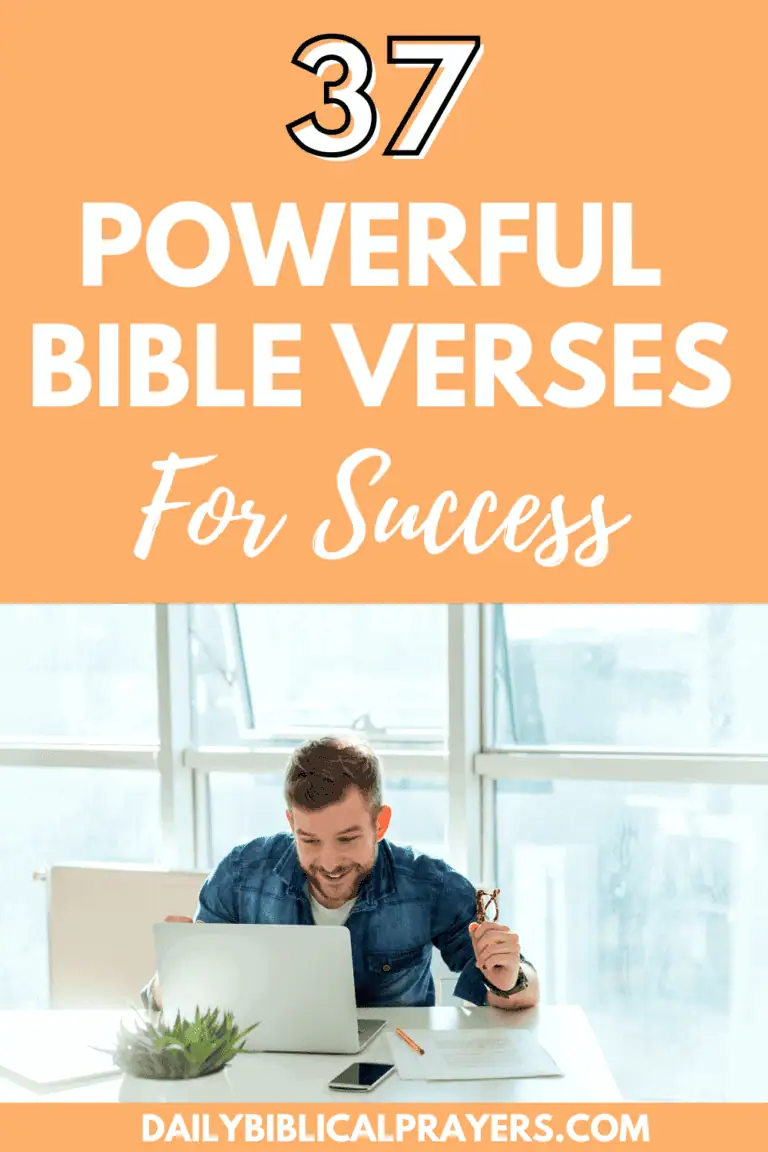 37 Most Powerful Bible Verses For Success - daily biblical prayers